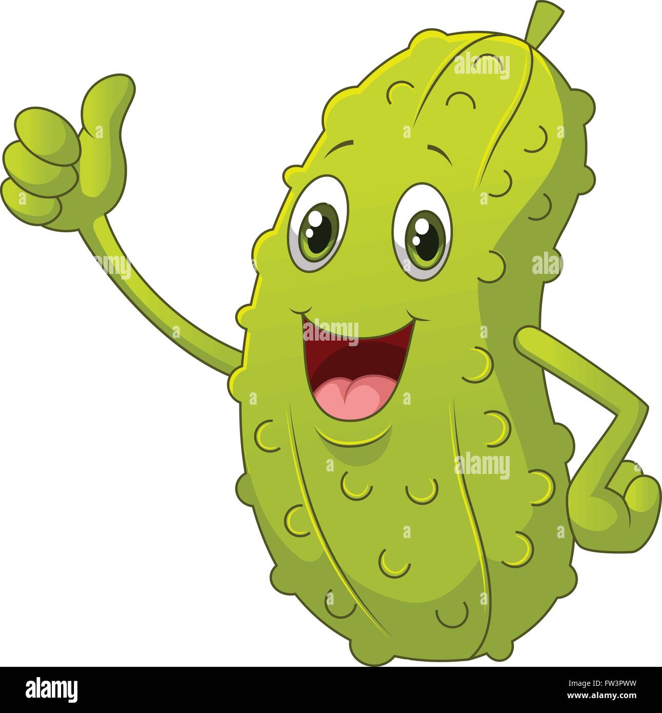 Cartoon Pickle Slice