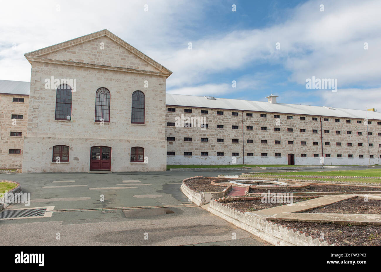Fremantle prison near Perth Western Australia, built by convicts in the ...