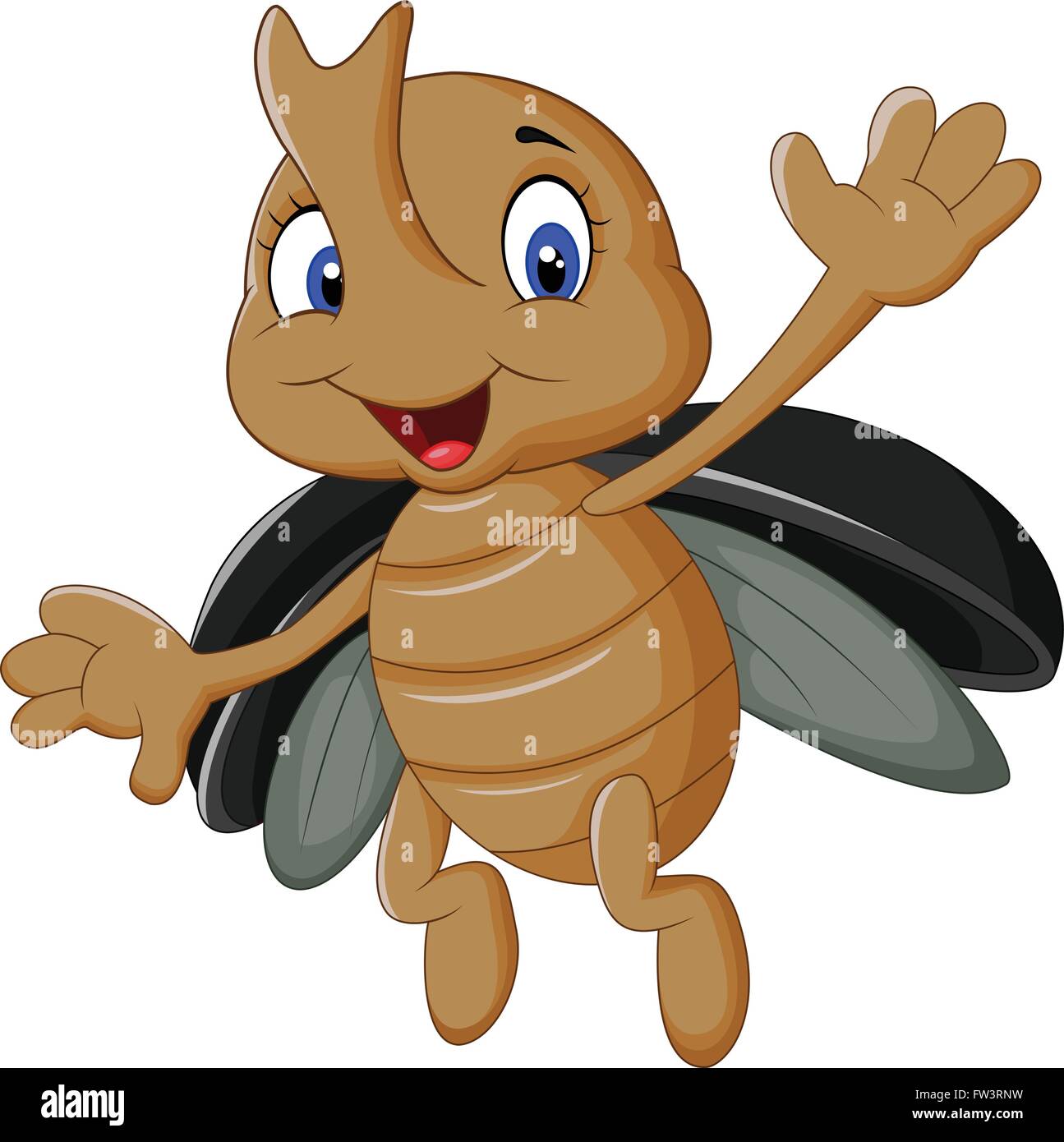 Cartoon stag beetle Stock Vector Image & Art - Alamy