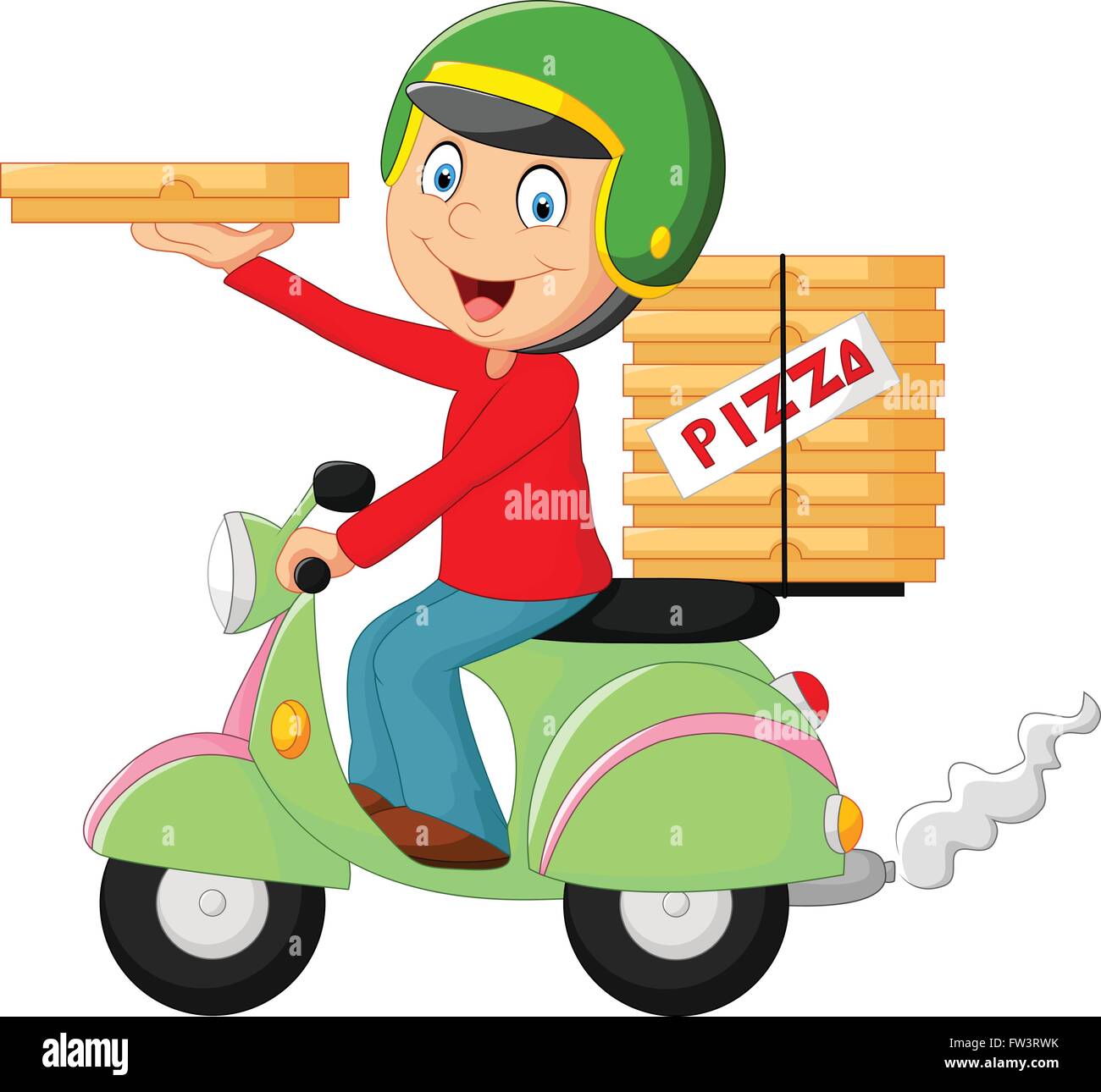 Cartoon Pizza High Resolution Stock Photography and Images - Alamy