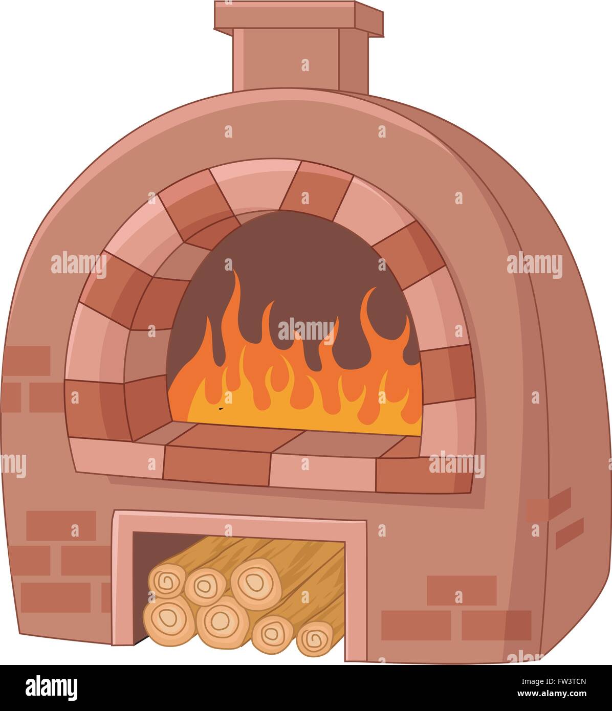 Cartoon traditional oven Stock Vector Image & Art - Alamy