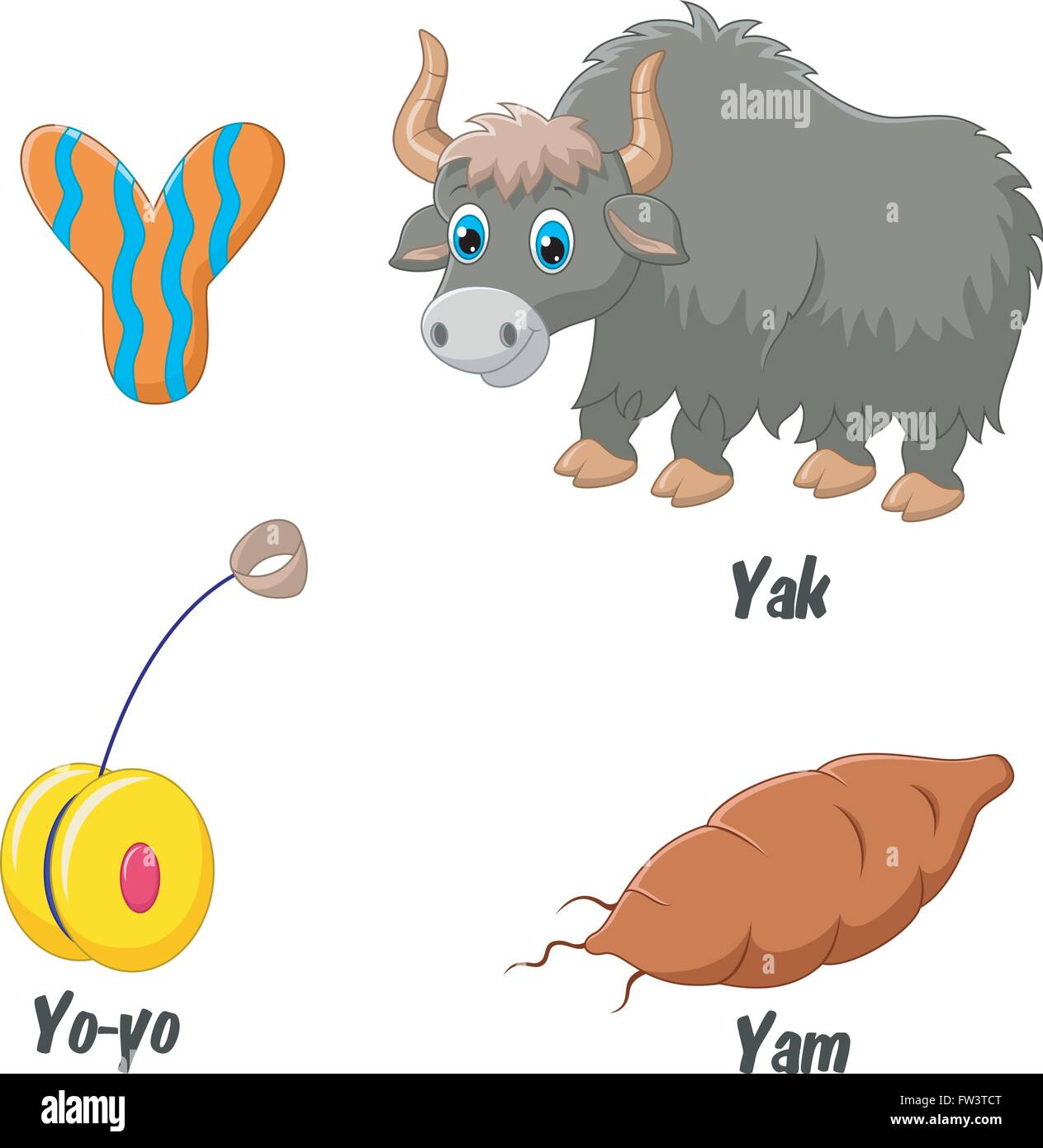 Illustration of Y alphabet Stock Vector Image & Art - Alamy