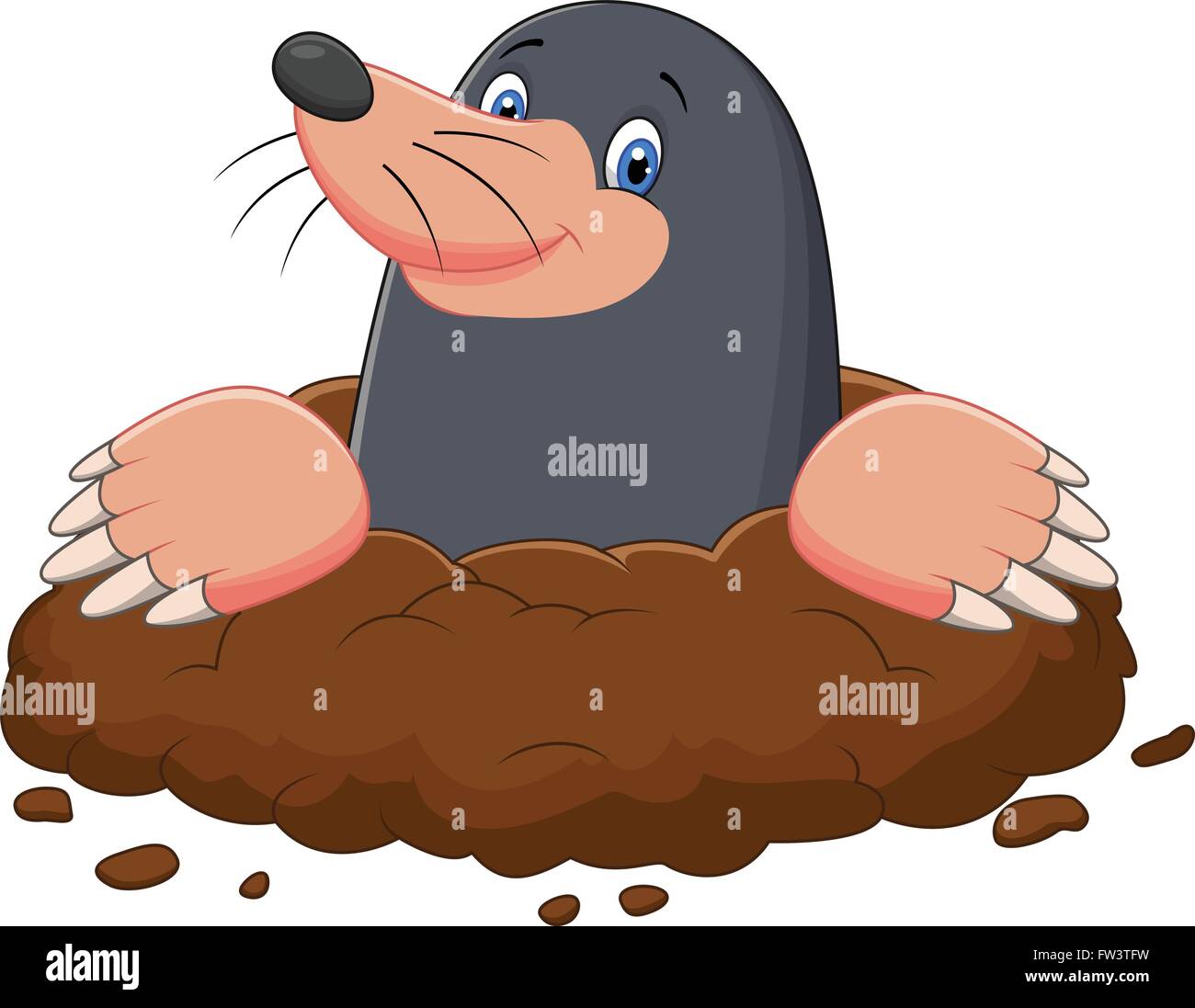 Cartoon mole gesturing Stock Vector Image & Art - Alamy