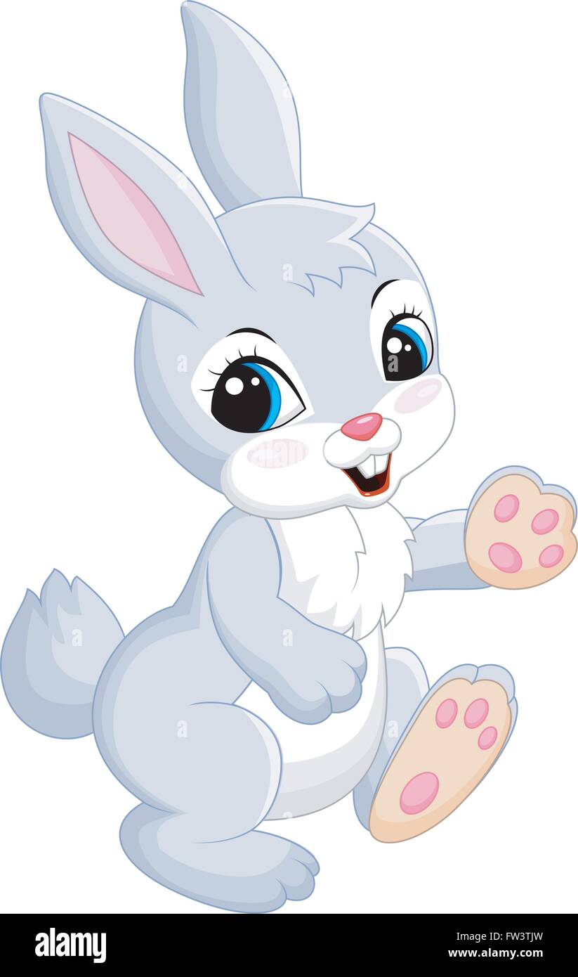 Cute bunny cartoon Stock Vector Image & Art - Alamy