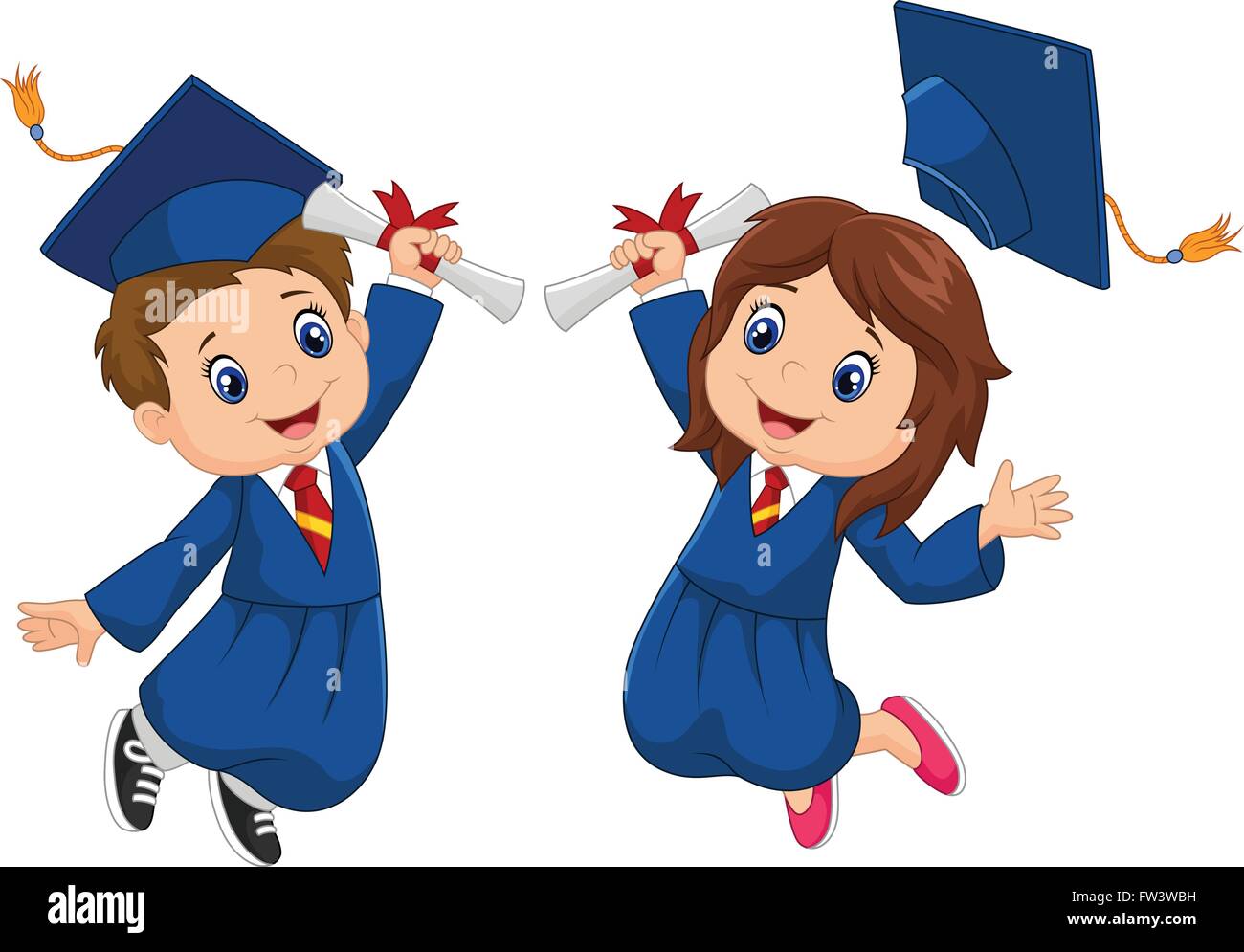 Cartoon Graduation Celebration Stock Vector Art & Illustration, Vector Image: 101504021 - Alamy