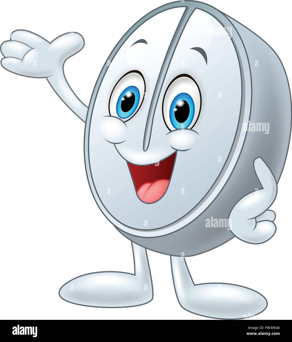 Cartoon tablet presentation Stock Vector Image & Art - Alamy