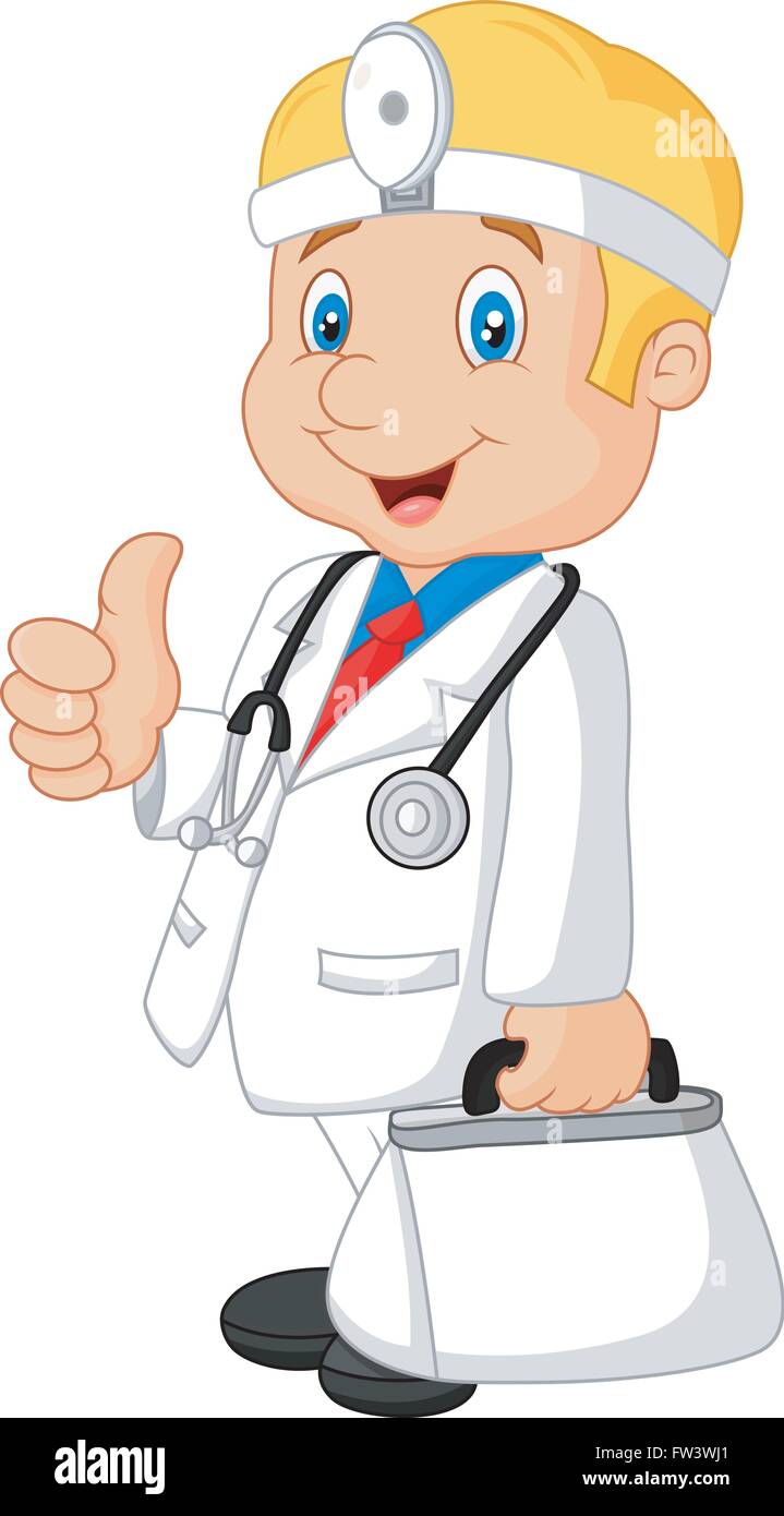 Doctor cartoon uniform hi-res stock photography and images - Alamy