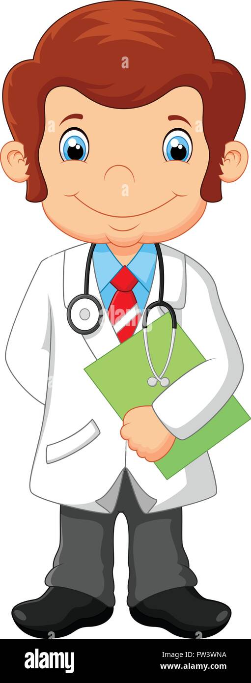 Cartoon doctor holding blank sign Stock Vector Image & Art - Alamy