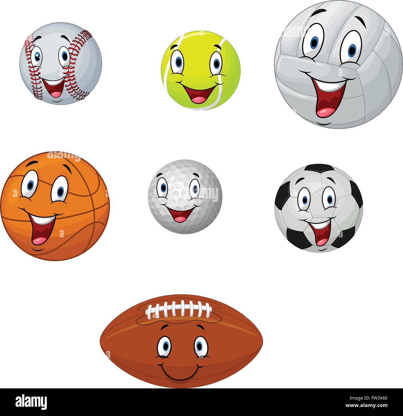Cartoon collection ball Stock Vector Image & Art - Alamy