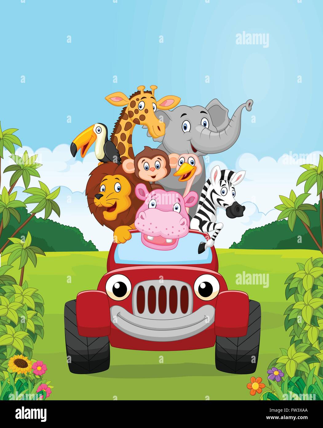 Moving tigers Stock Vector Images - Alamy