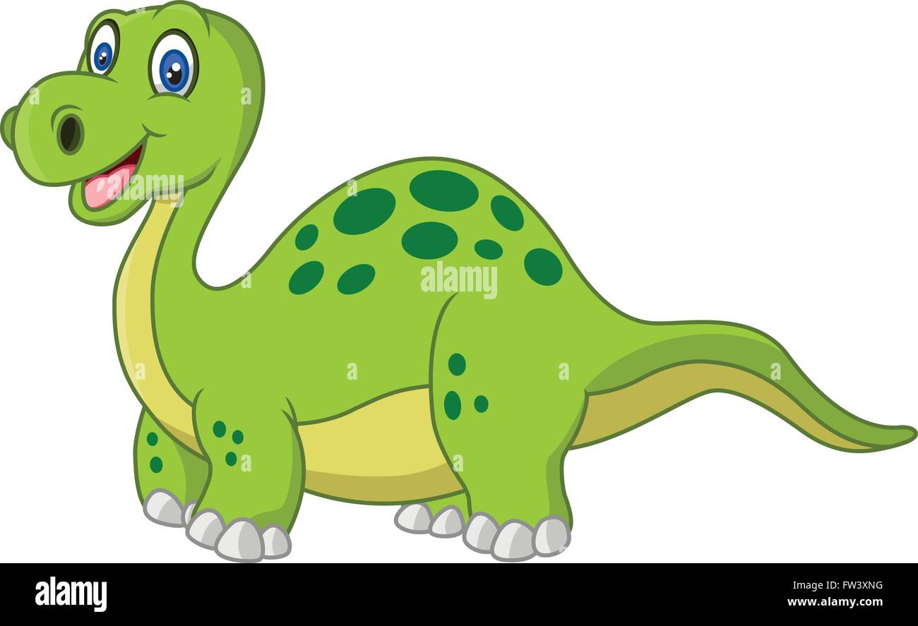 Cartoon happy dinosaur Stock Vector Image & Art - Alamy