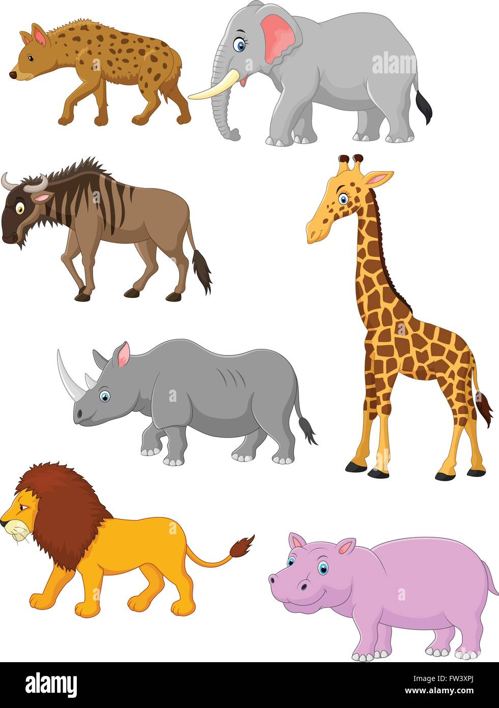 Collection animal africa Stock Vector Image & Art - Alamy