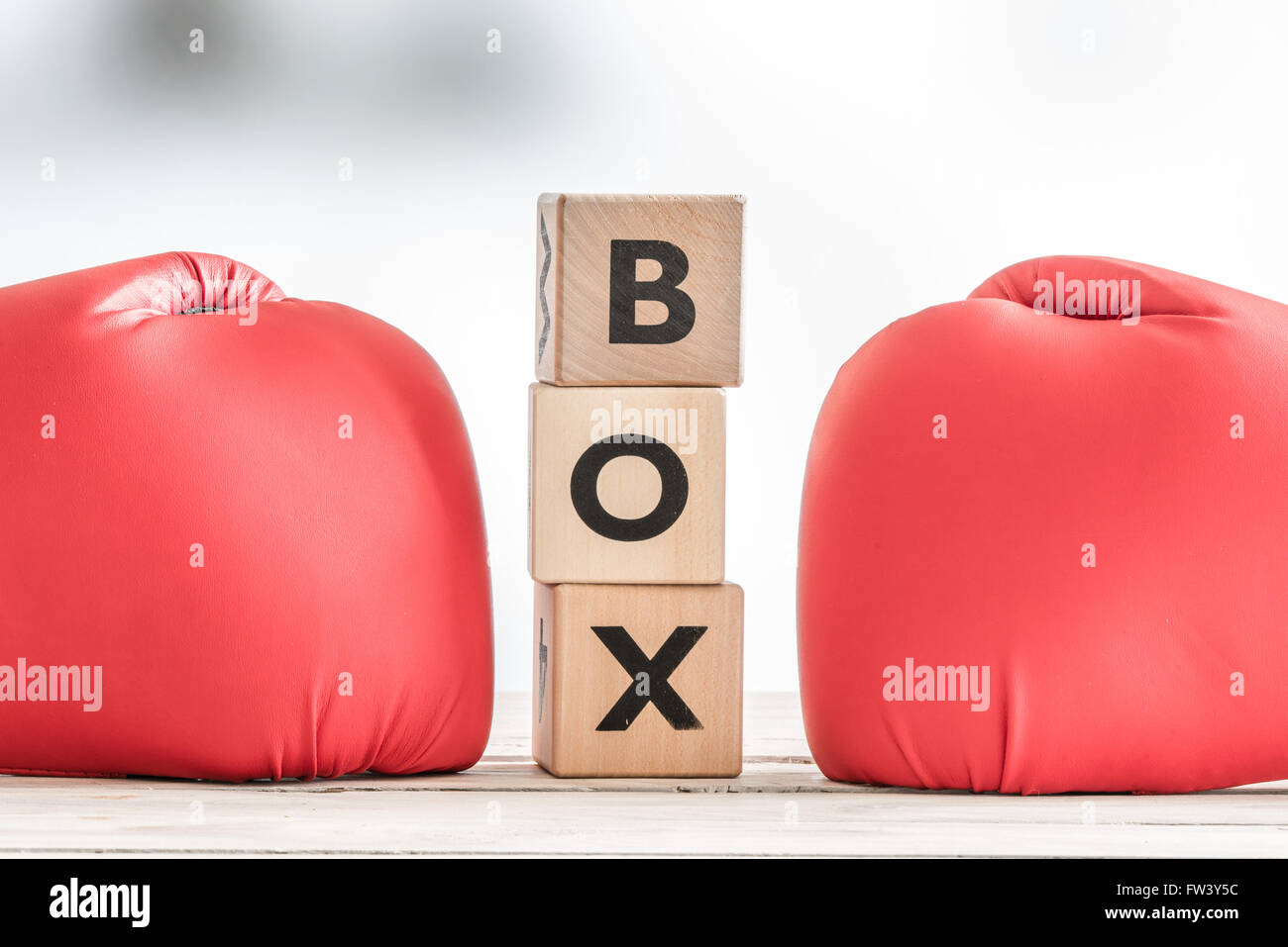 Creative box fight hi-res stock photography and images - Alamy