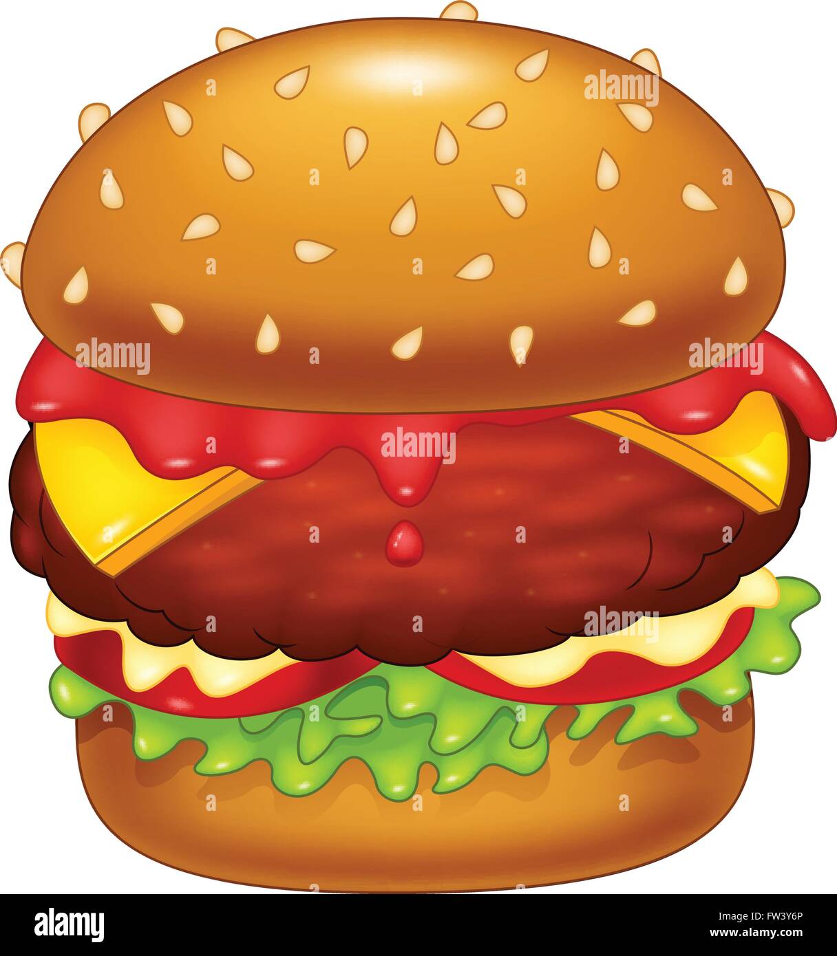 Cartoon illustration lettuce leaf Stock Vector Images - Alamy