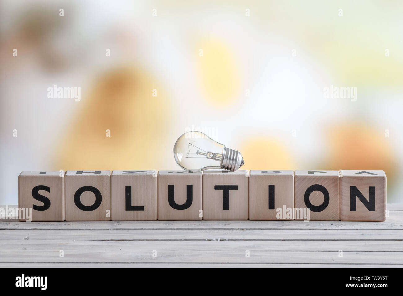 Solution sign hi-res stock photography and images - Alamy