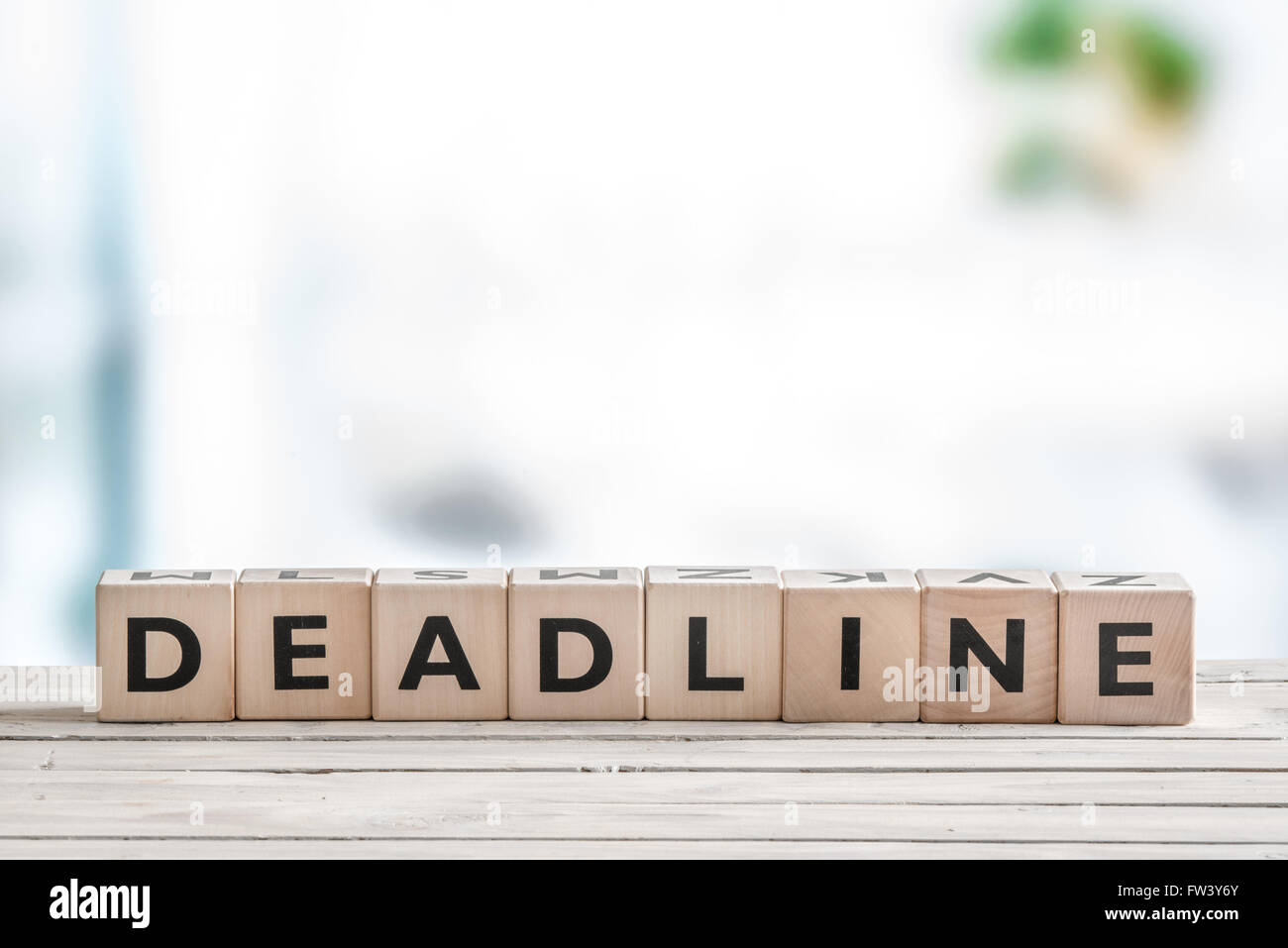 Deadline word in vintage hi-res stock photography and images - Alamy