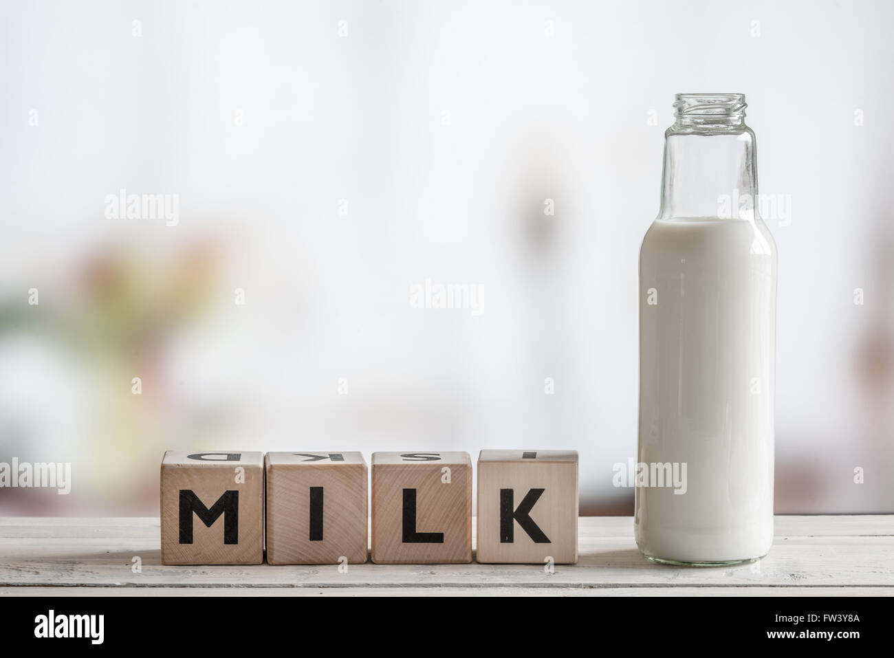 Milk natural word hi-res stock photography and images - Alamy