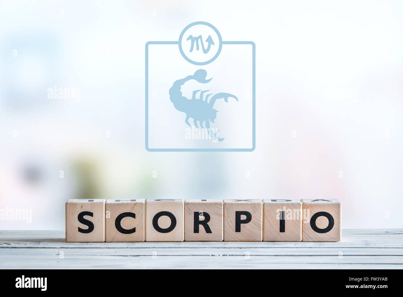 Scorpio astrology icon hi-res stock photography and images - Alamy