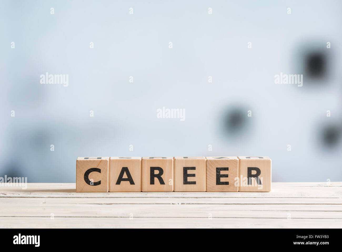 Career sign on a wooden desk in an office Stock Photo - Alamy