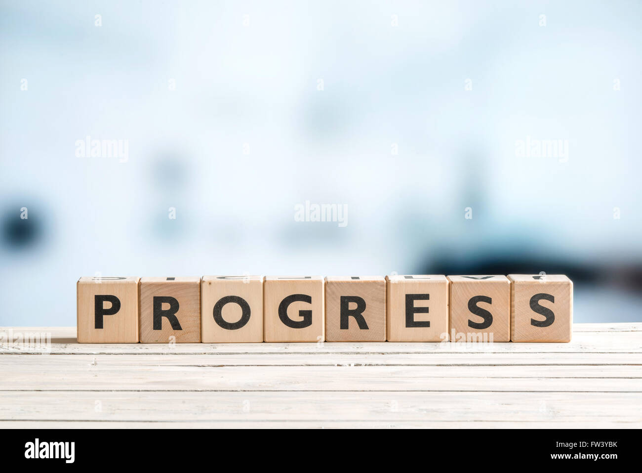 Progress word hi-res stock photography and images - Alamy