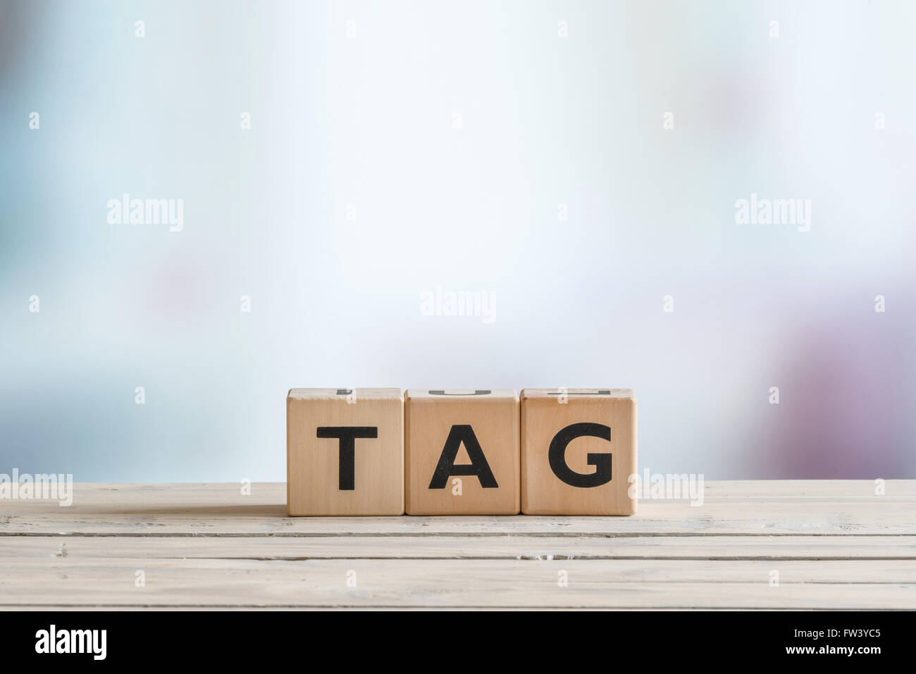 Welcome on wooden cubes hi-res stock photography and images - Alamy