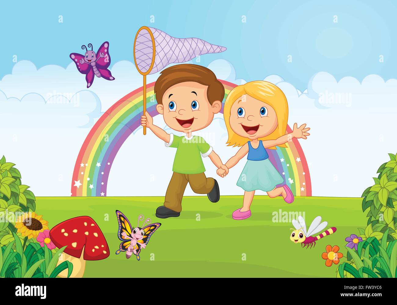 Animated Catching Net