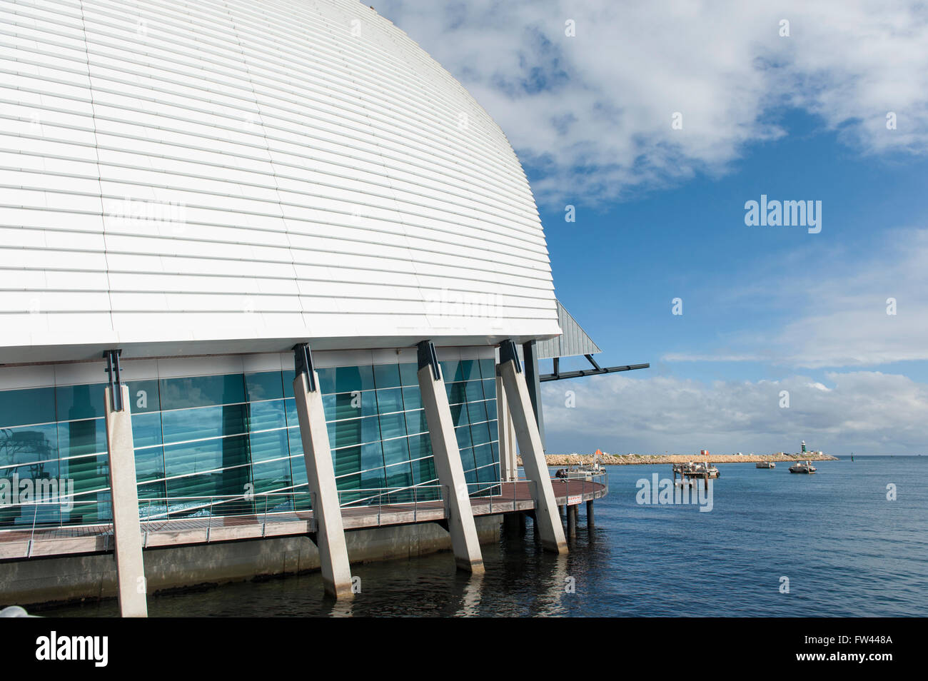 The shelll of the Fremantle Maritime Museum in the the port area ...