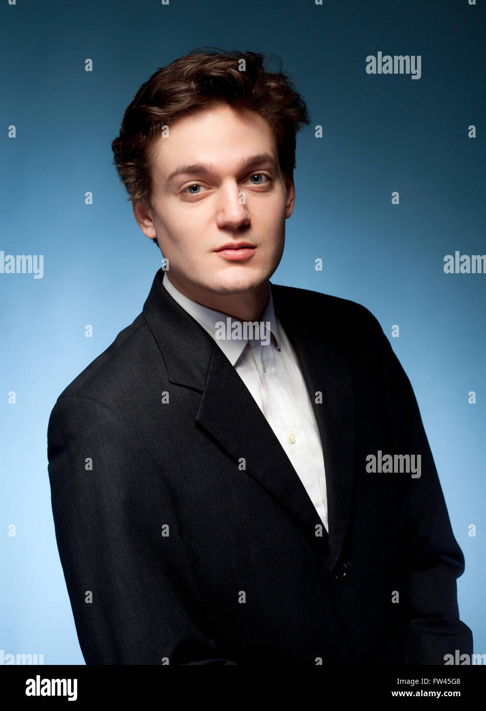 A brown suit hi-res stock photography and images - Alamy