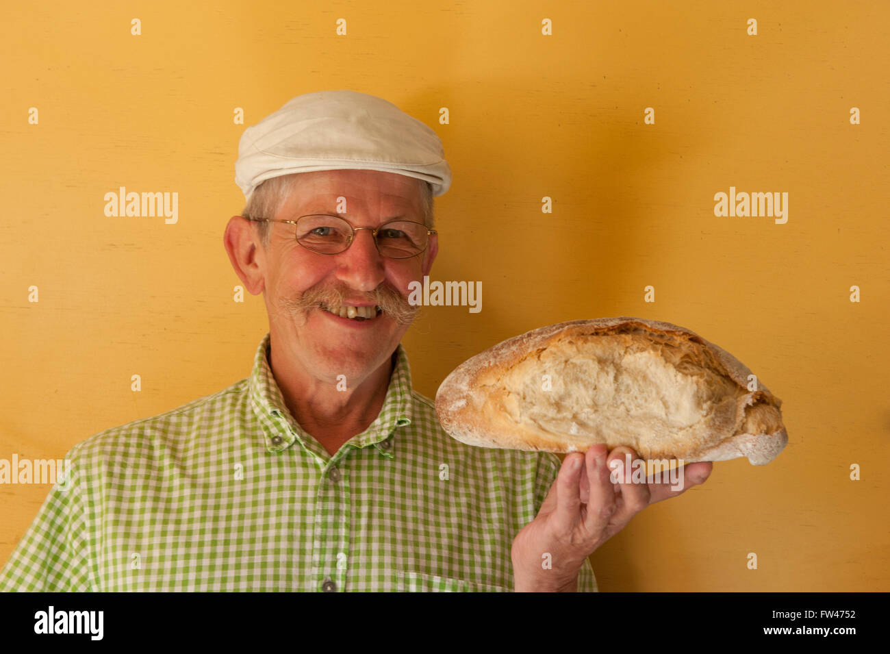Gotthard Bauer from Woodfired Bread, a bakery in the Australian bush ...