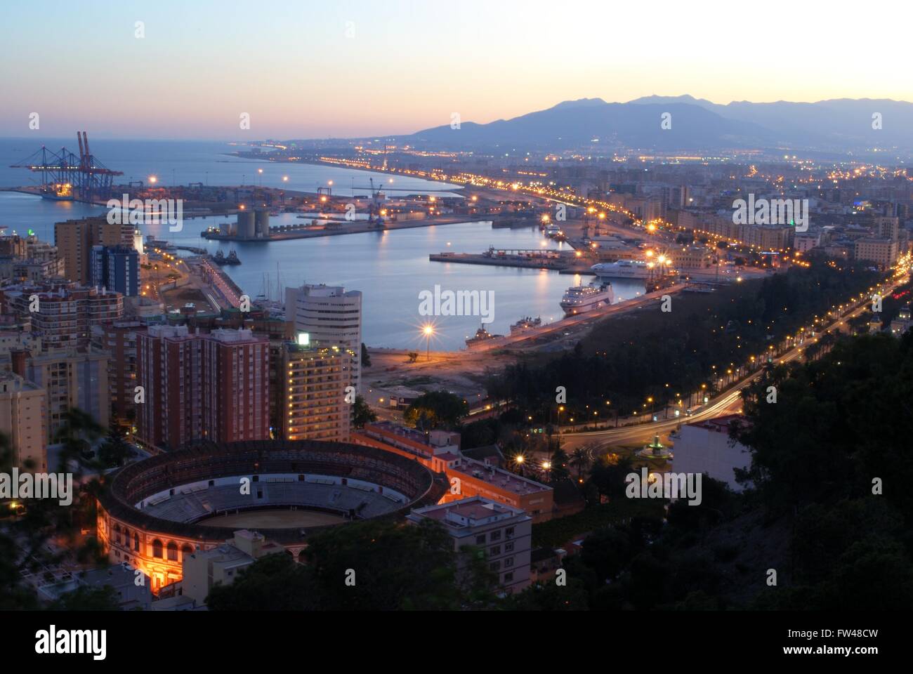 Malaga waterfront hi-res stock photography and images - Alamy