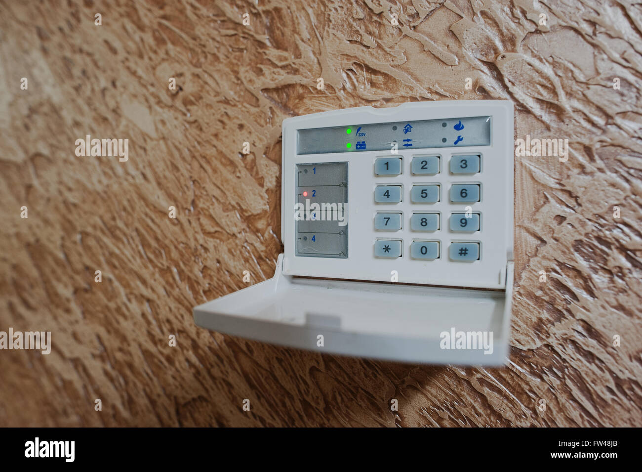Keypad for access control at home security Stock Photo - Alamy