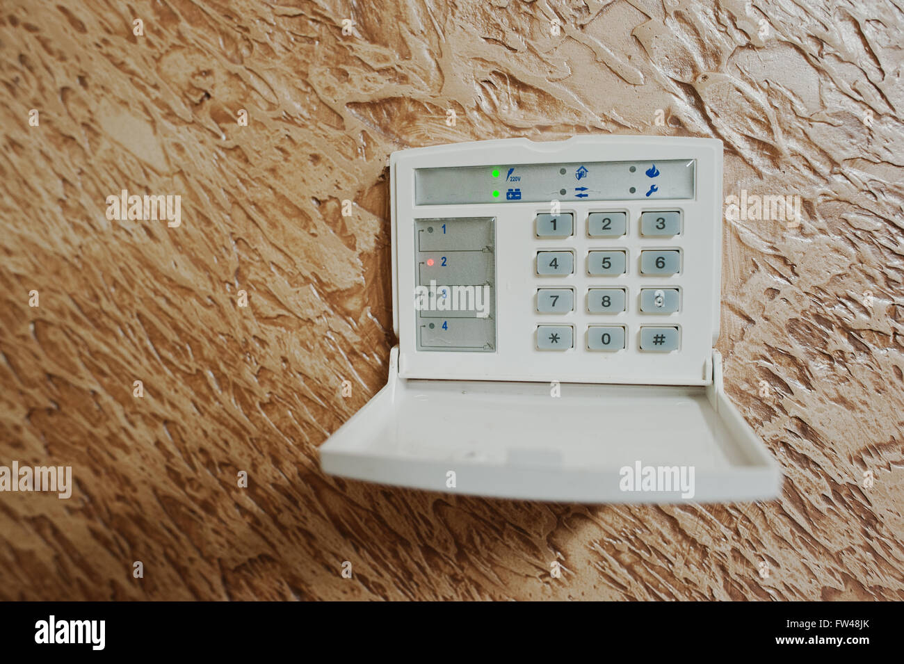 Keypad for access control at home security Stock Photo - Alamy