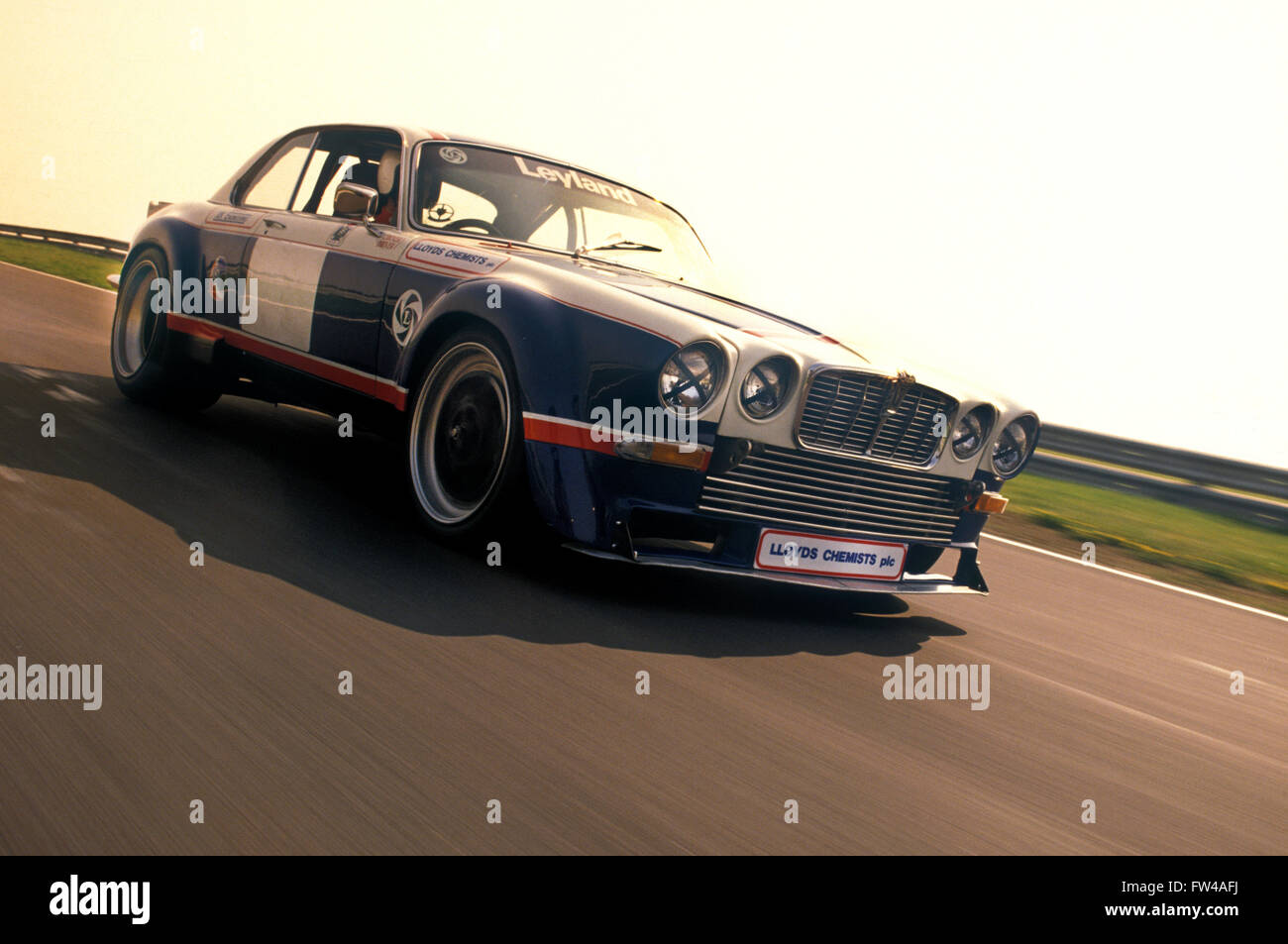 Jaguar XJC 5.3 Racing car.1975. Built by Broadspeed Stock Photo - Alamy