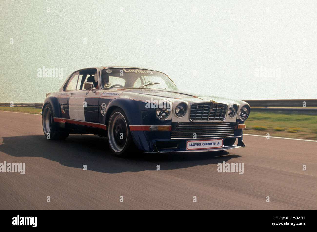 Jaguar XJC 5.3 Racing car.1975 built by Broadspeed Stock Photo - Alamy