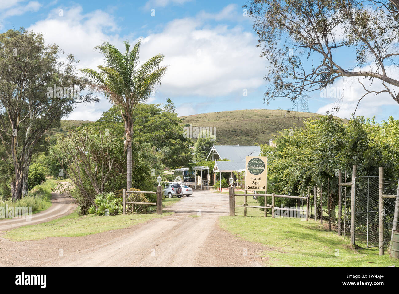 SUURBERGPAS, SOUTH AFRICA - FEBRUARY 21, 2016: An hotel on the southern ...
