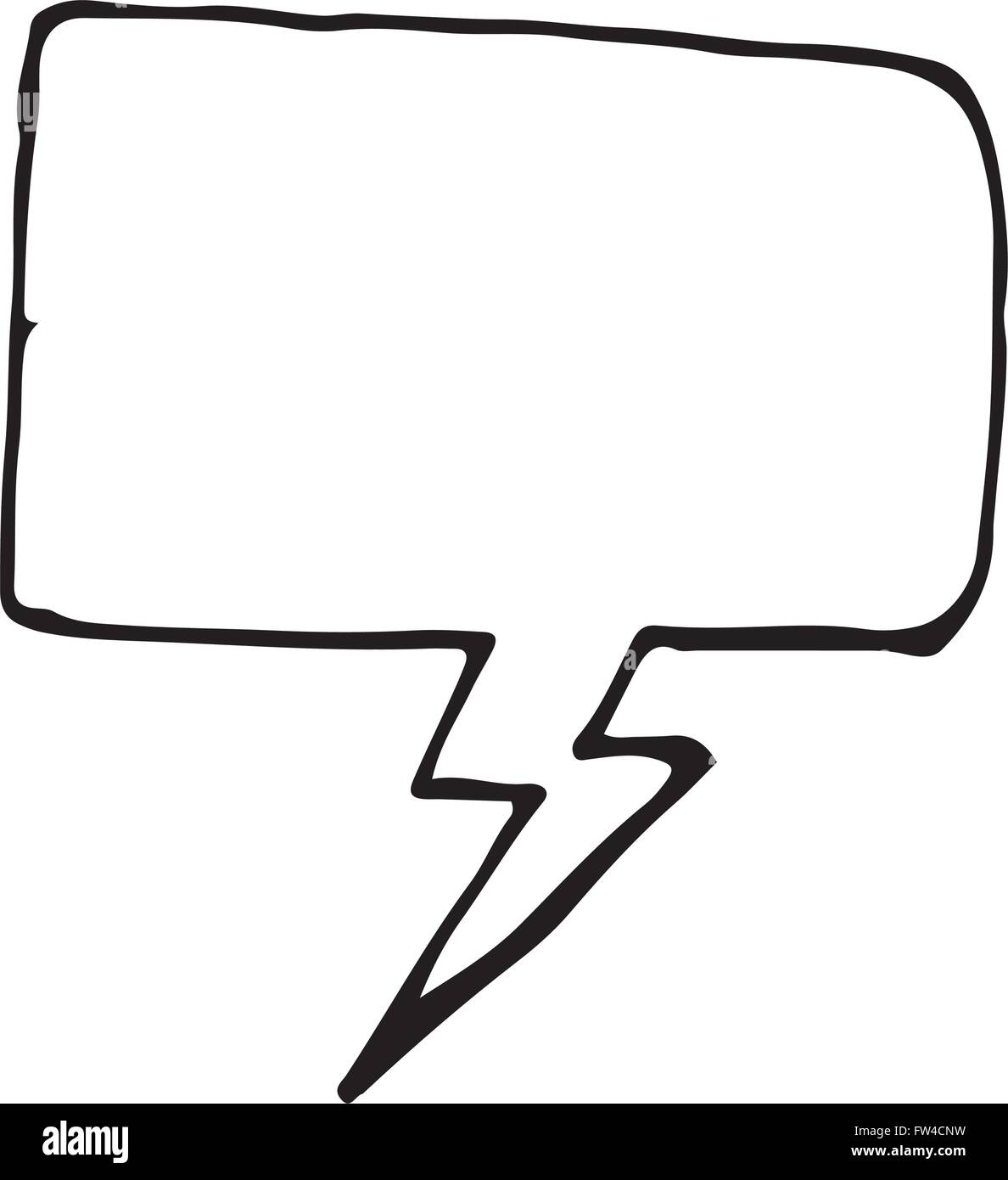 Hand drawn bubble speech Illustration symbol design Stock Vector Image ...