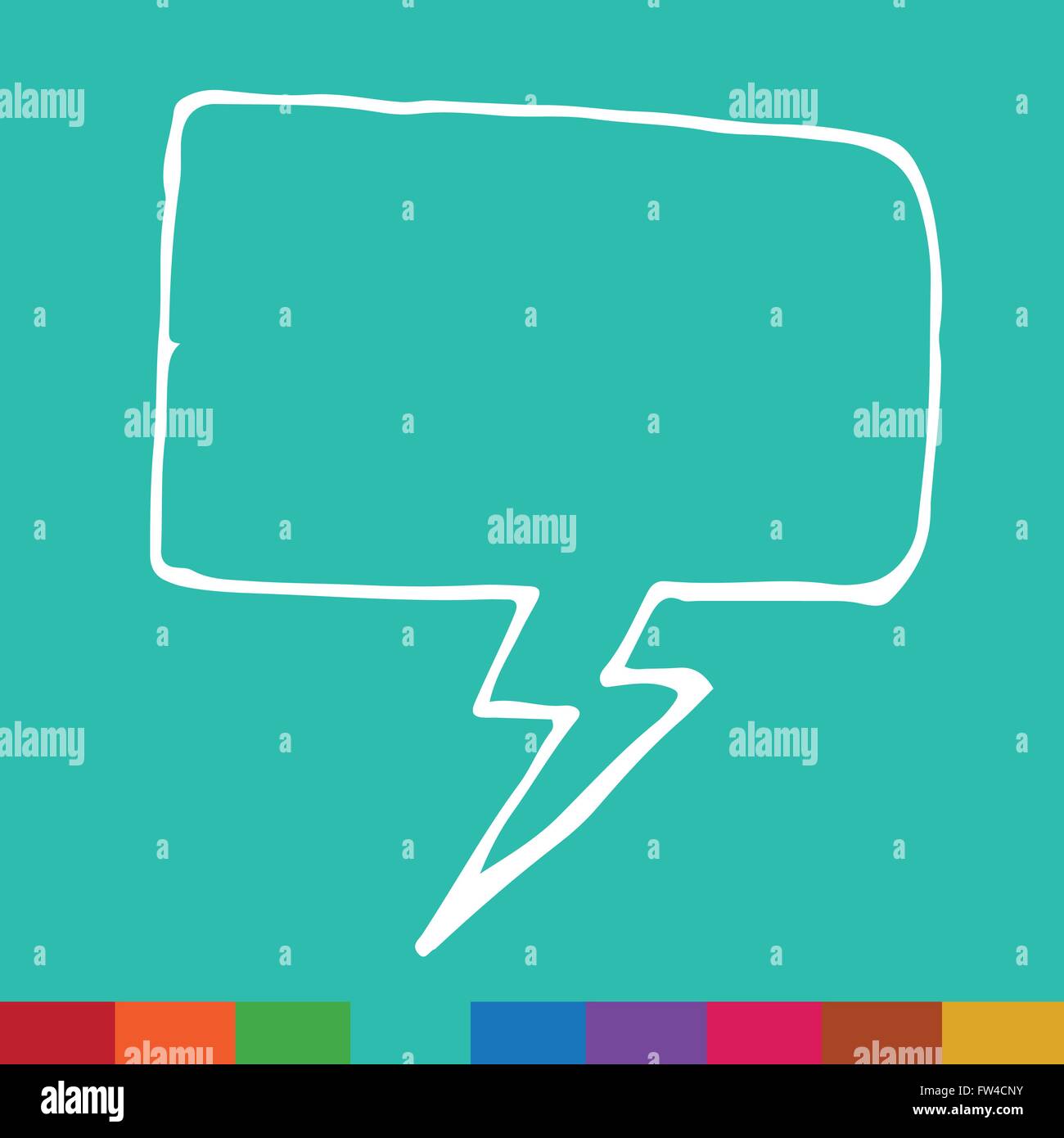 Hand drawn bubble speech Illustration symbol design Stock Vector Image ...