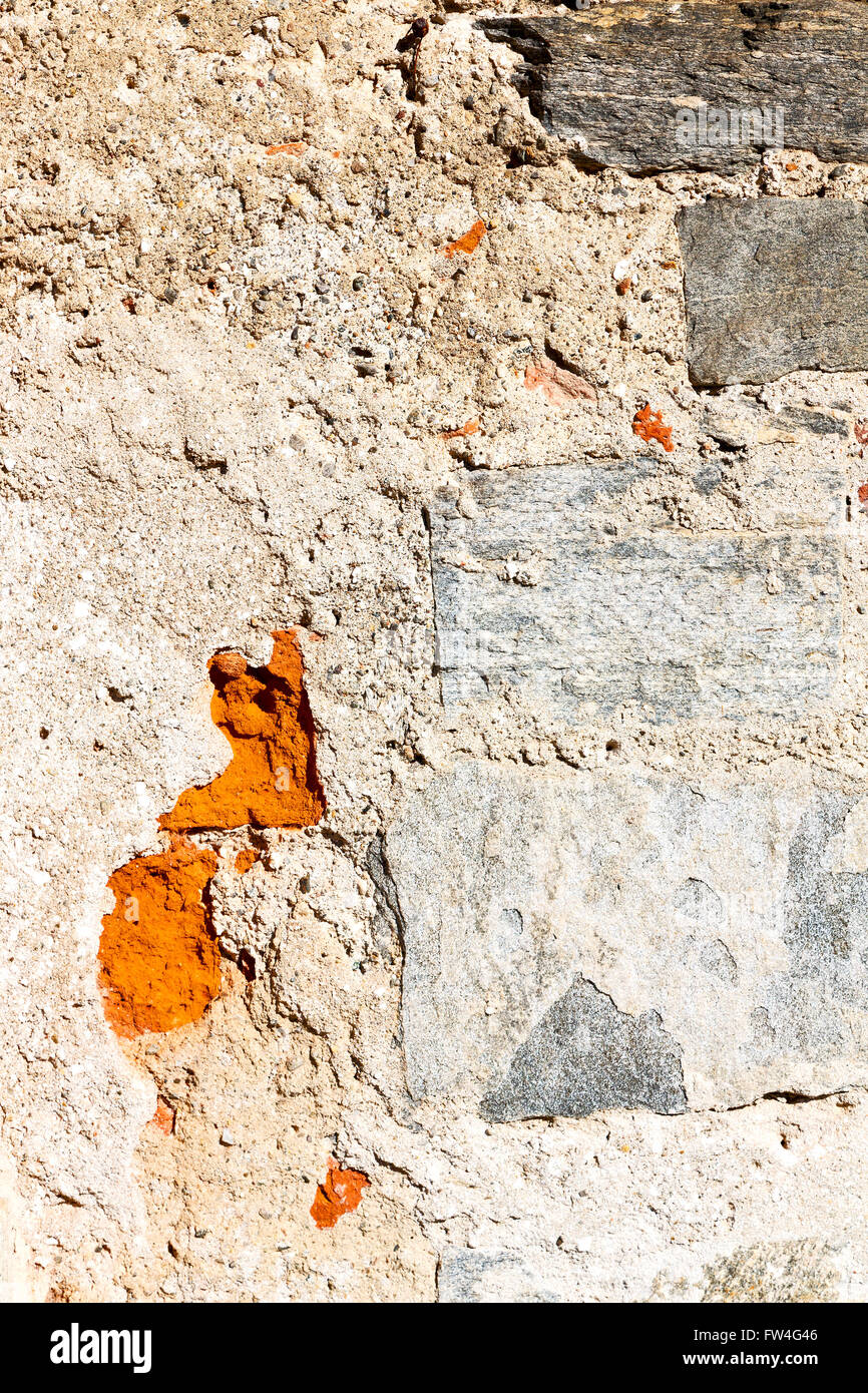 step brick in greece old wall and texture material the background Stock ...