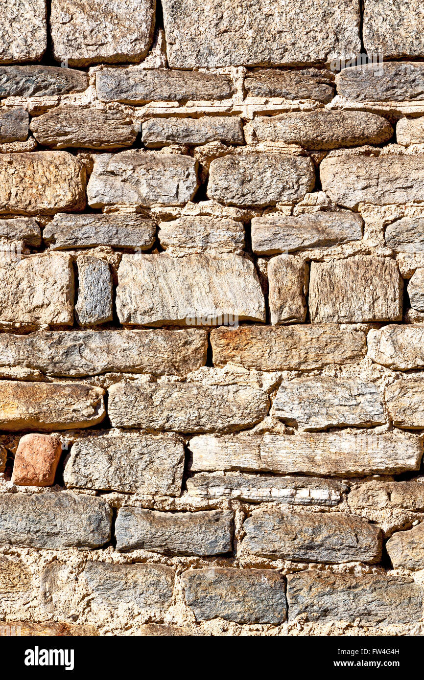 step brick in greece old wall and texture material the background Stock ...