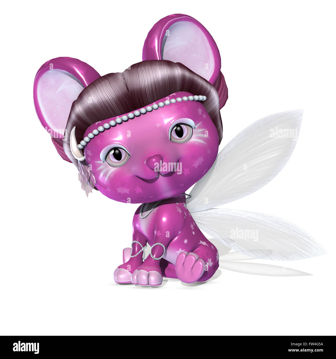 3D Rendered cute fantasy pet Stock Photo - Alamy