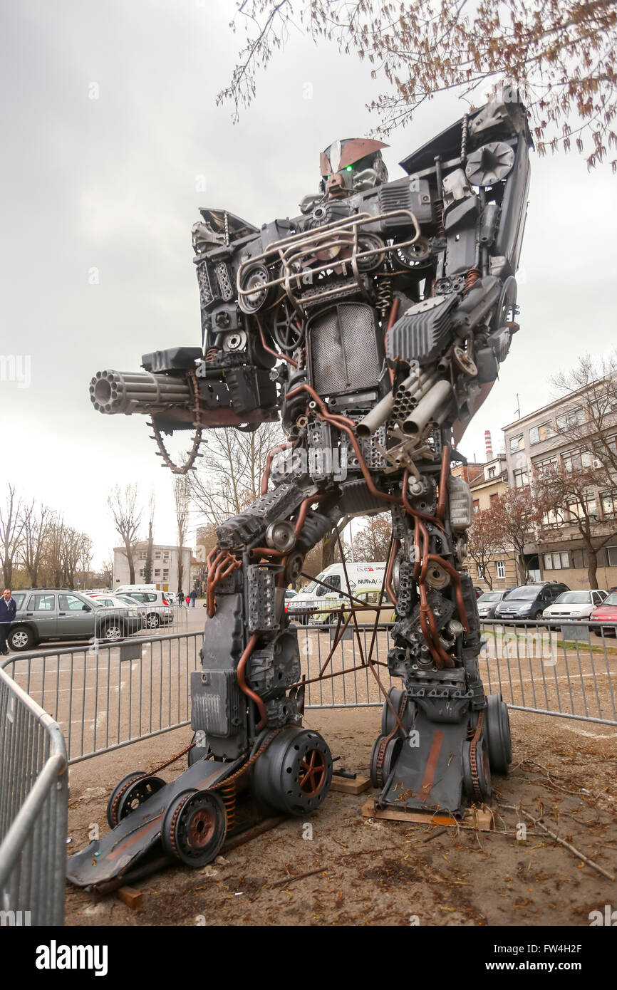 ZAGREB, CROATIA - MARCH 26, 2016 : Exhibition by Danilo Baletic (23 ...