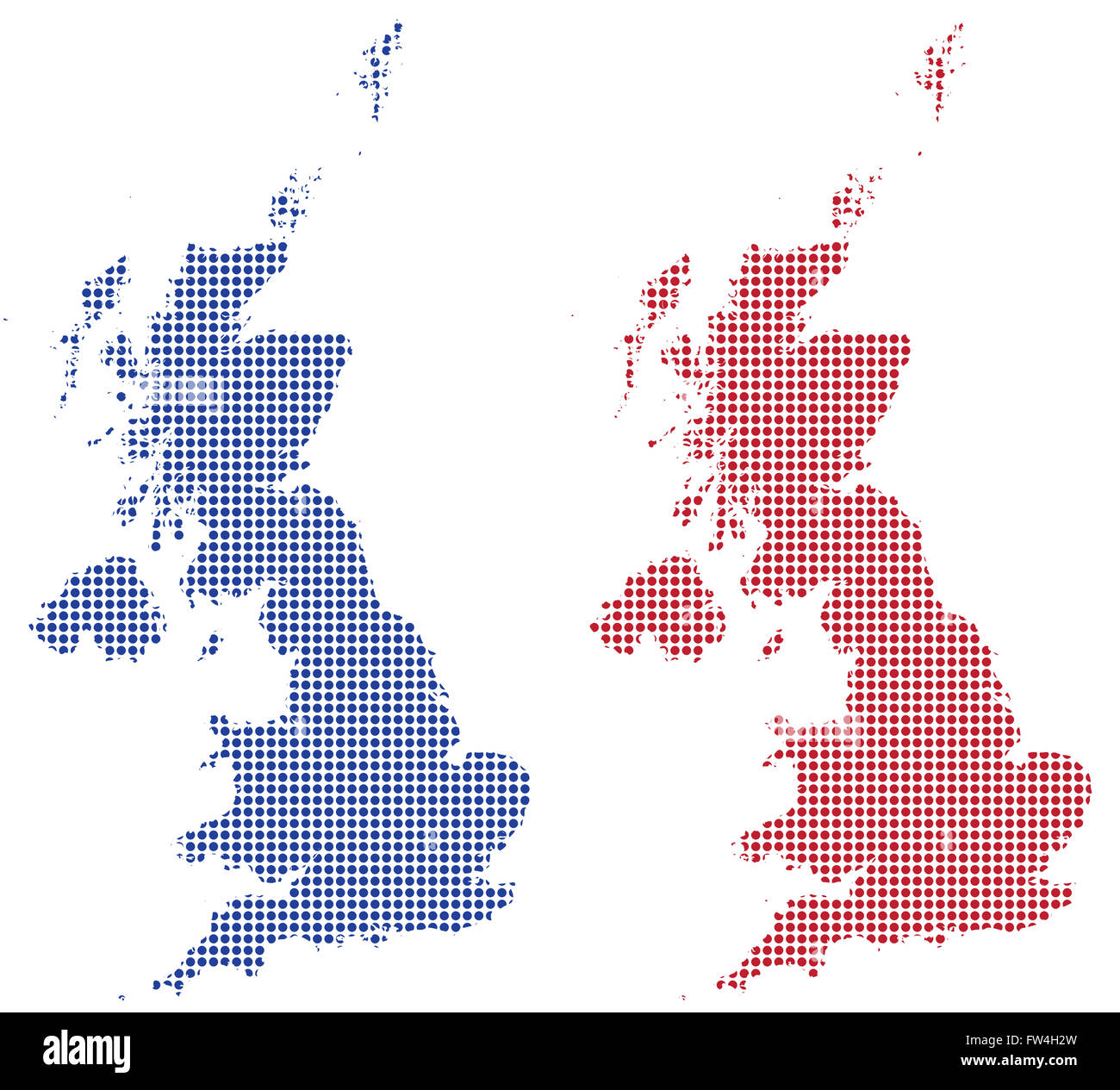 Uk map vector hi-res stock photography and images - Alamy