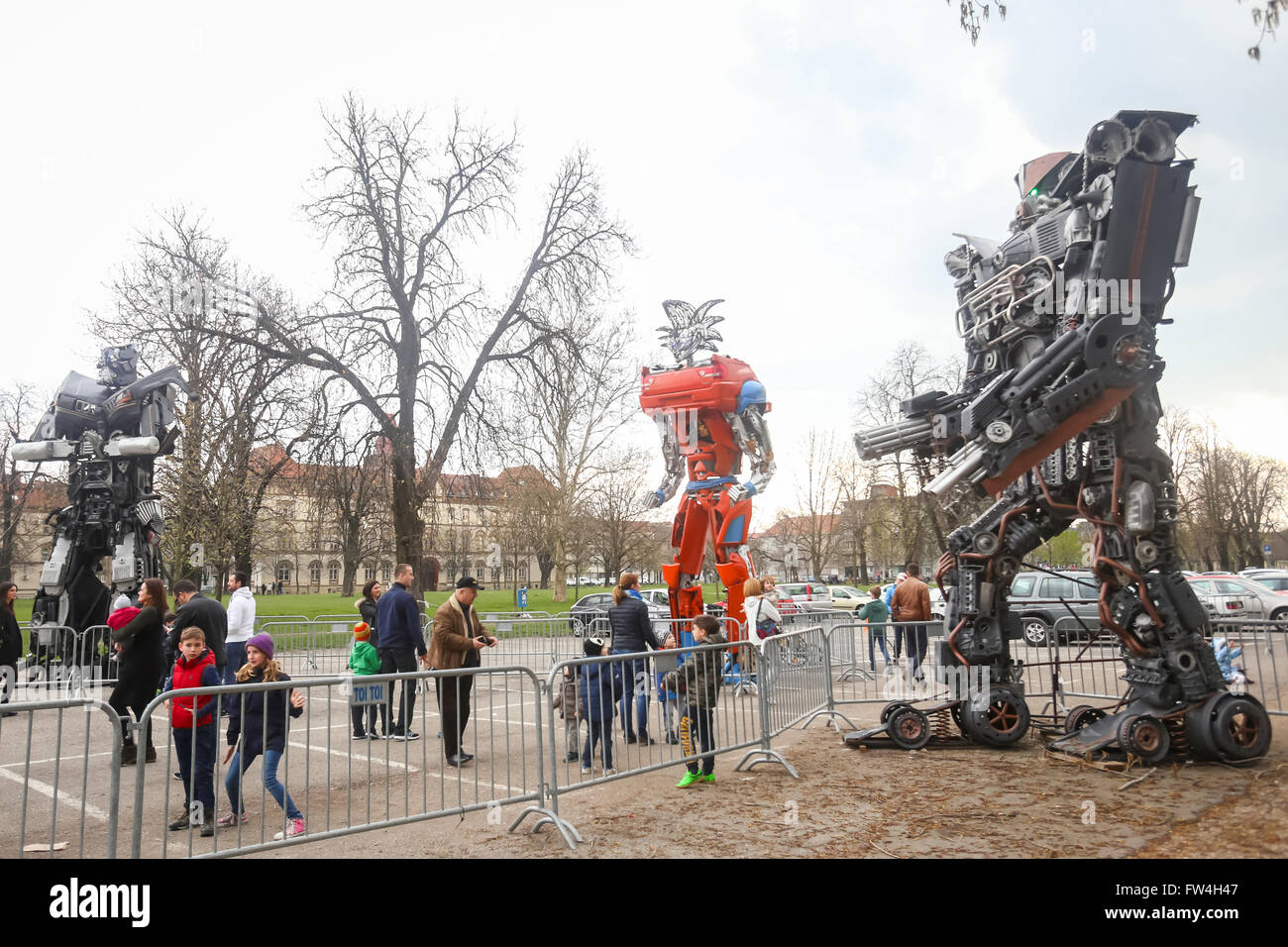 ZAGREB, CROATIA - MARCH 26, 2016 : Exhibition by Danilo Baletic (23 ...