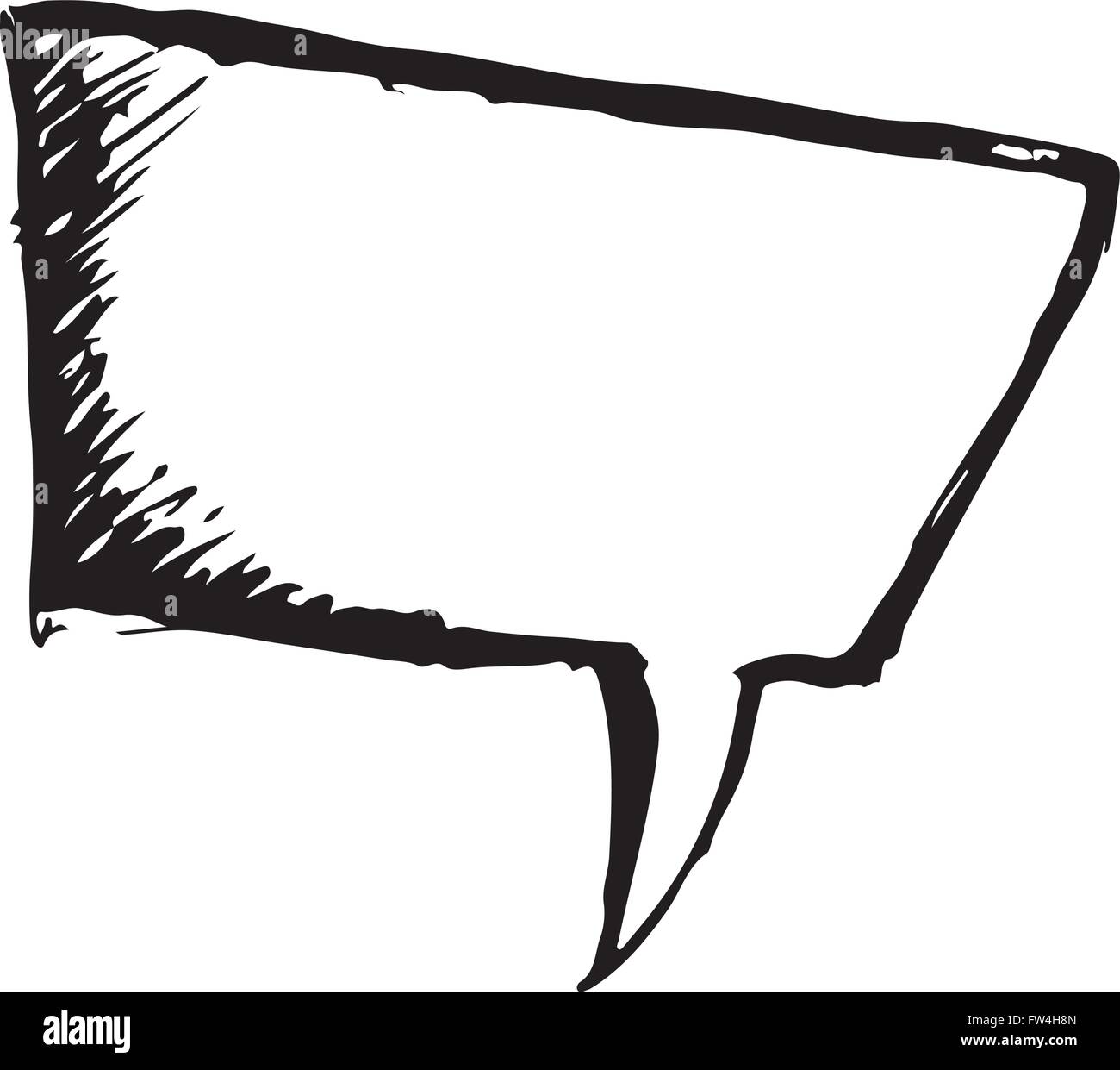 Hand drawn bubble speech Illustration symbol design Stock Vector Image ...