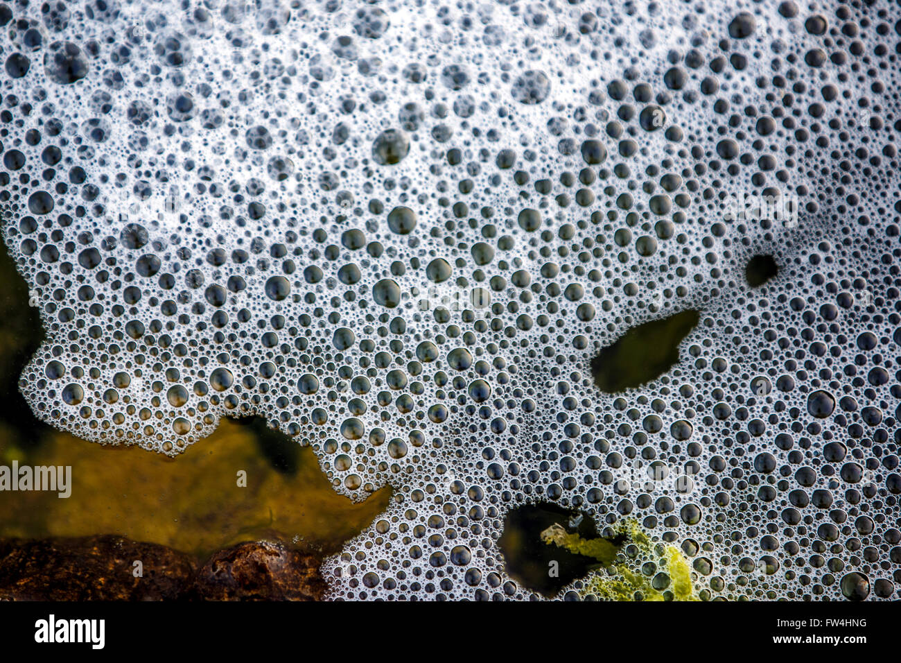 Sea wave foam texture background Stock Photo - Alamy