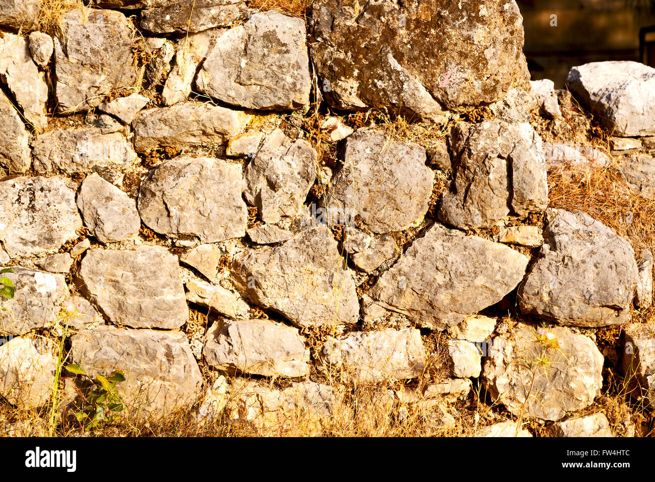 step brick in greece old wall and texture material the background Stock ...