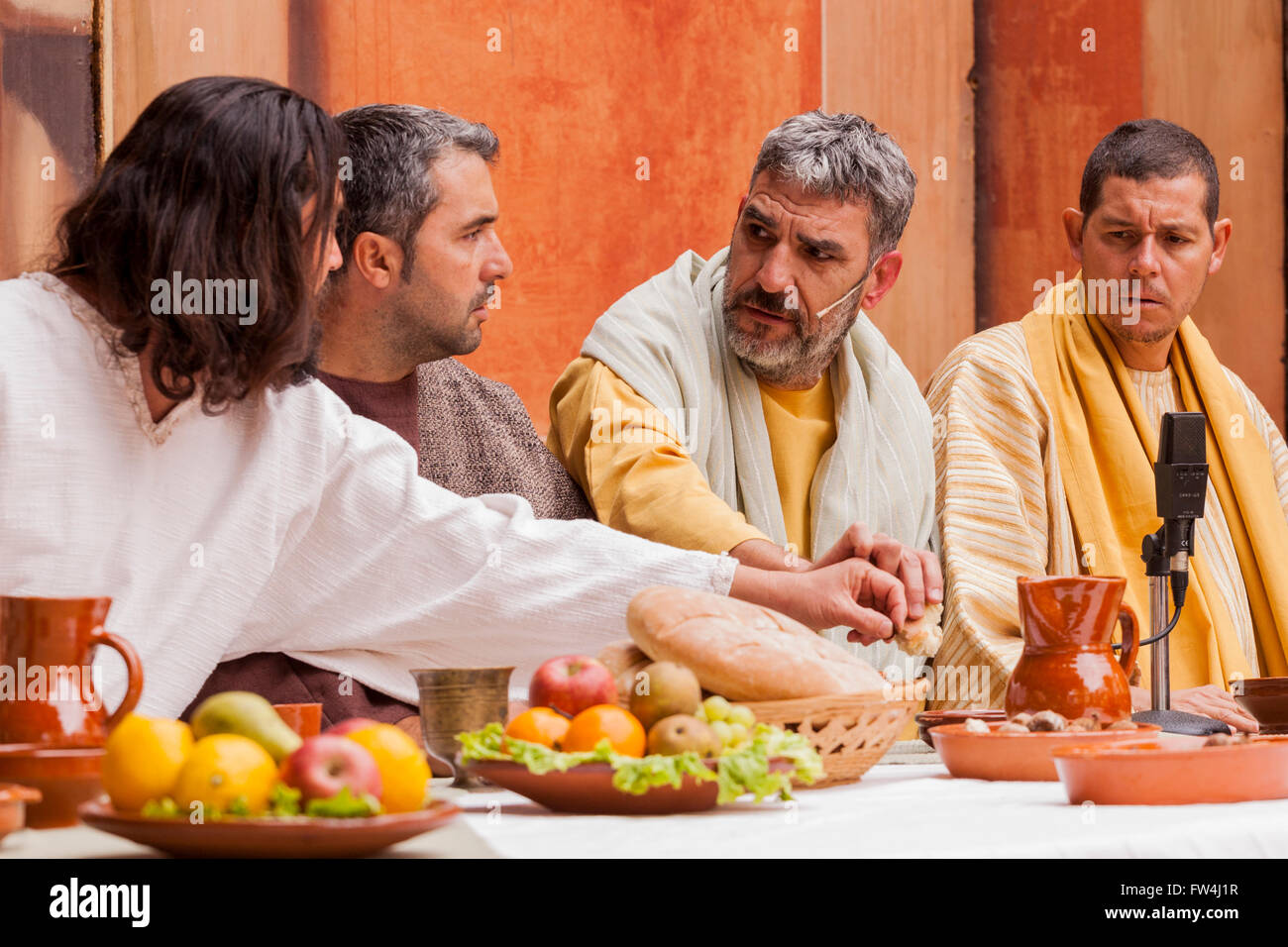 Judas dipping hi-res stock photography and images - Alamy