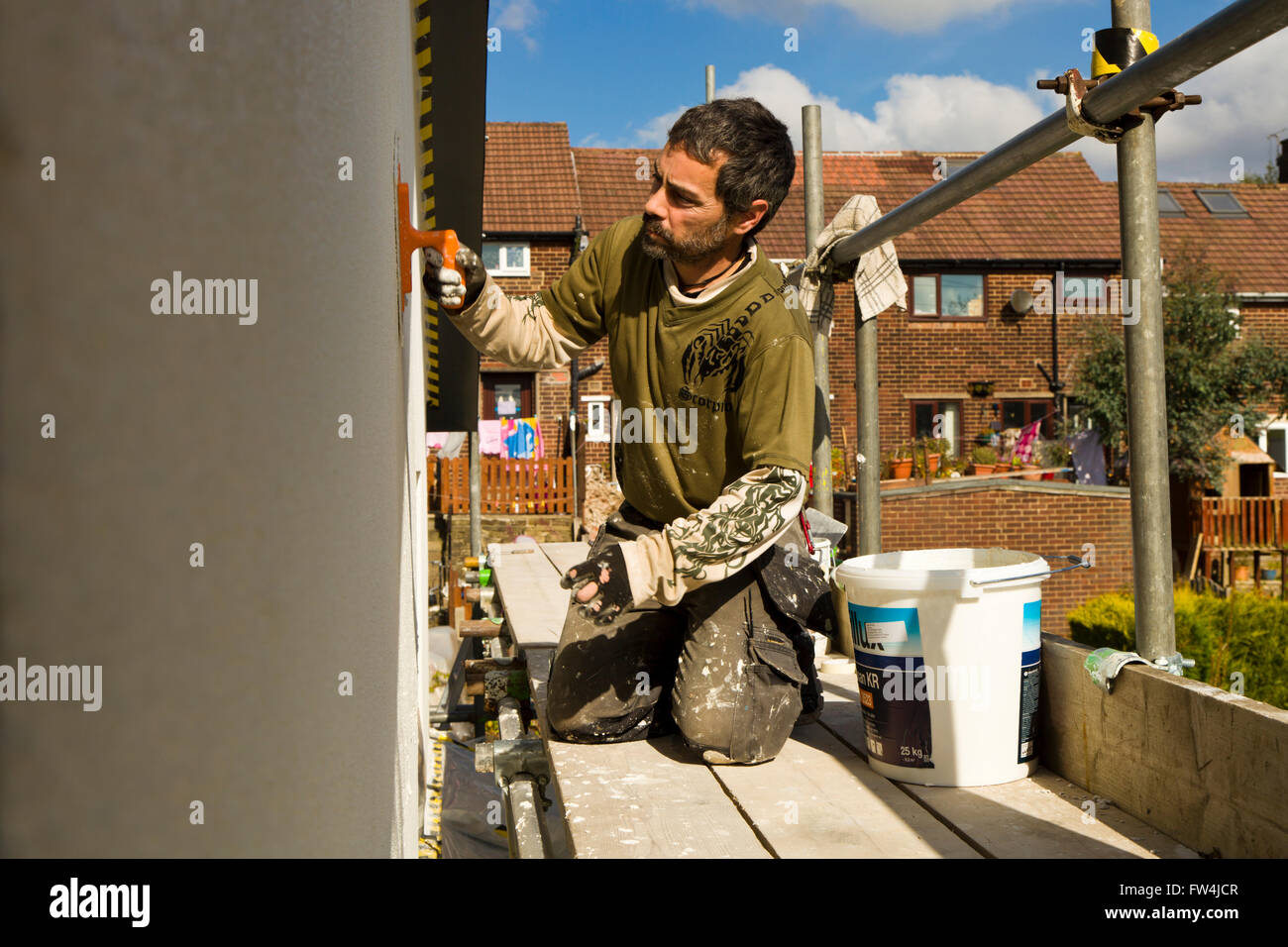 Builder rendering gable end house hi-res stock photography and images ...