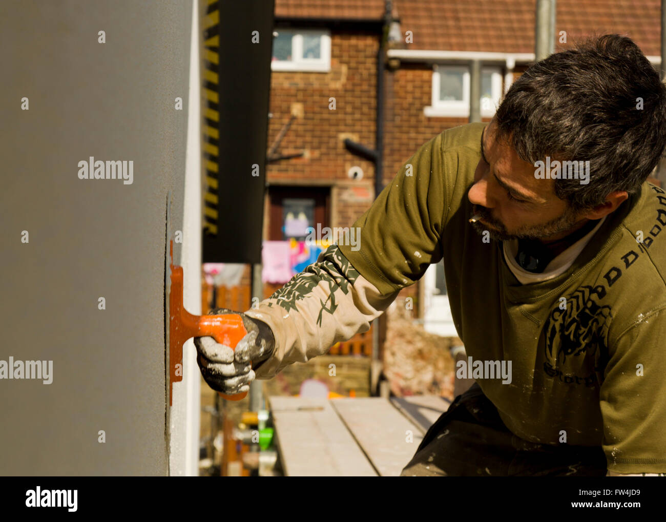 Builder rendering gable end house hi-res stock photography and images ...
