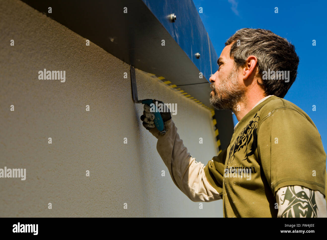 Builder rendering gable end house hi-res stock photography and images ...